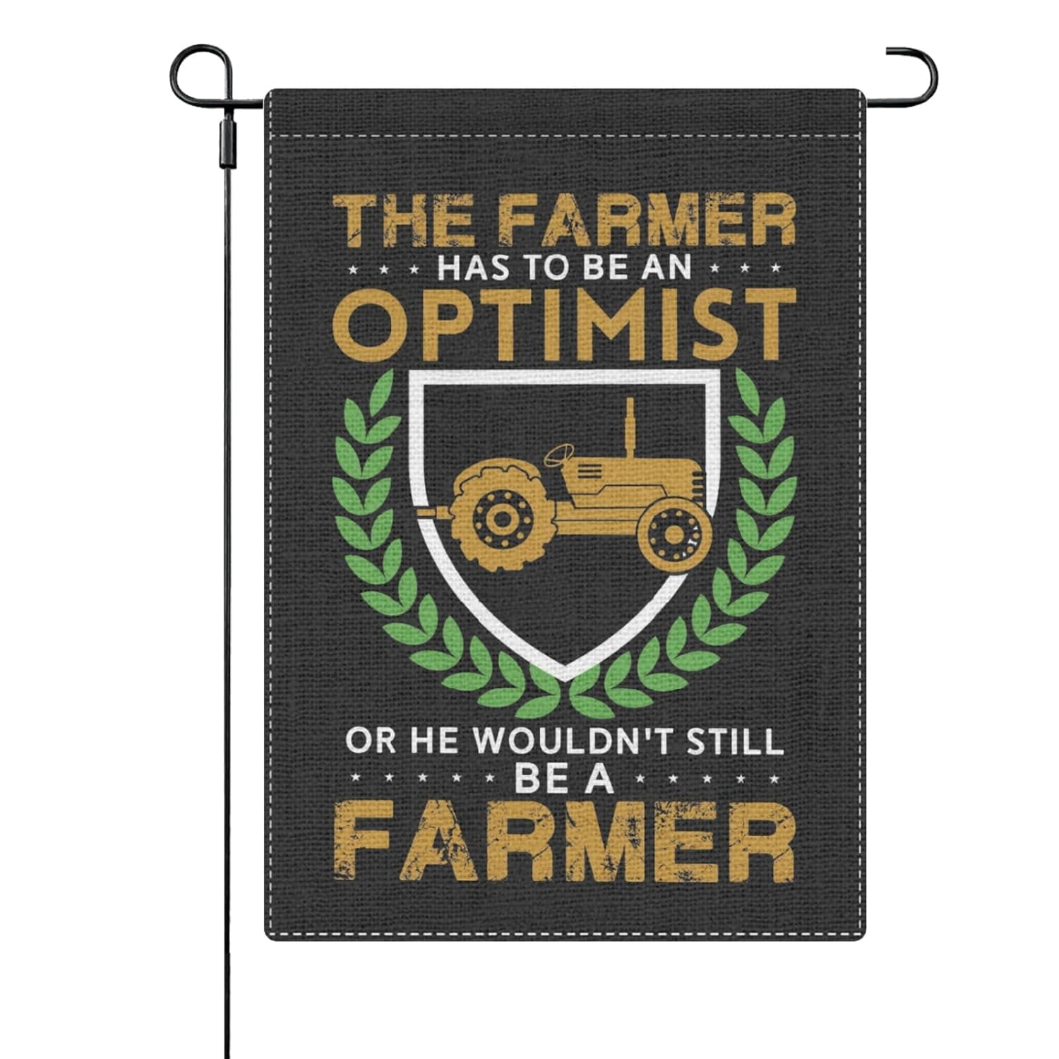 Yard Flags the farmer optimist or he woul dnt still be a farmer Garden ...