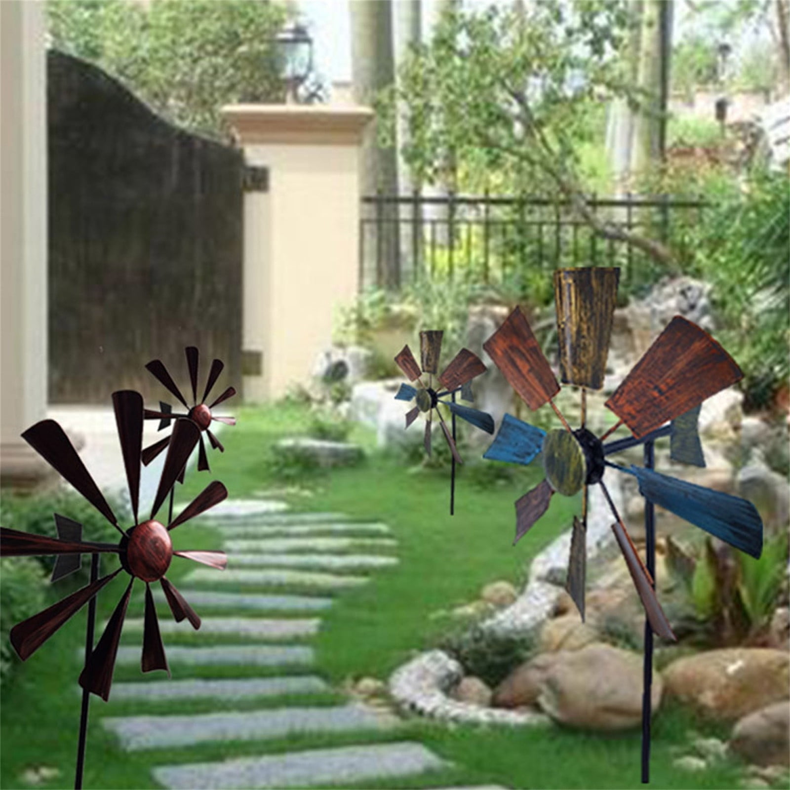 Yard Garden Wind Spinners - Large Outdoor Wind Spinners with Metal ...