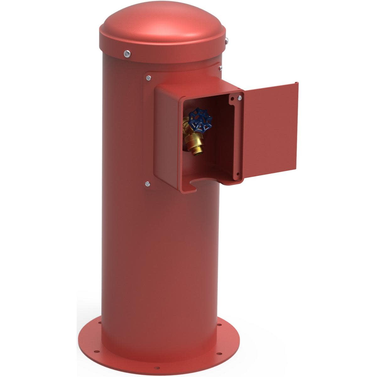 Yard Hydrant with Locking Hose Bib Red - Walmart.com
