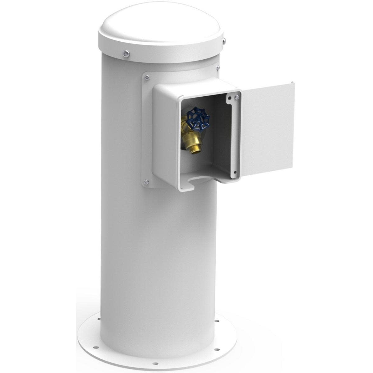 Yard Hydrant with Locking Hose Bib White - Walmart.com