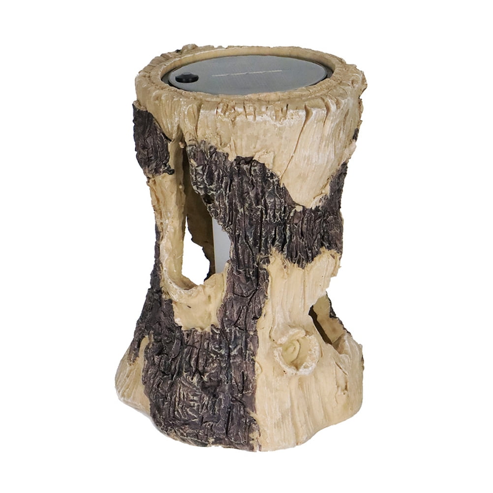 Yard Lights Outdoor Patio Lamps Simulation Stump Lawn Solar Led for ...