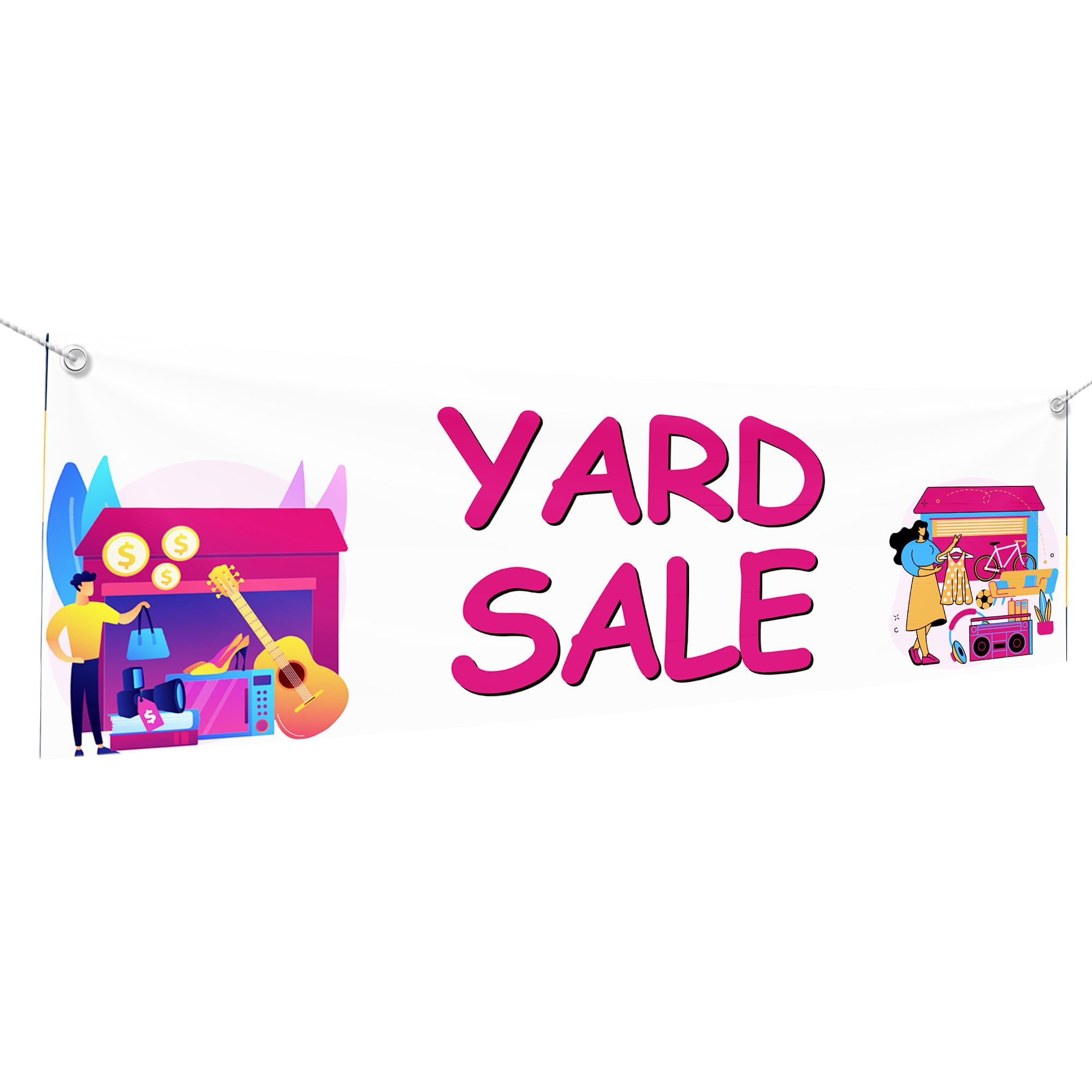 Yard Sele Large Banners and Signs for Outdoor by DreamController ...