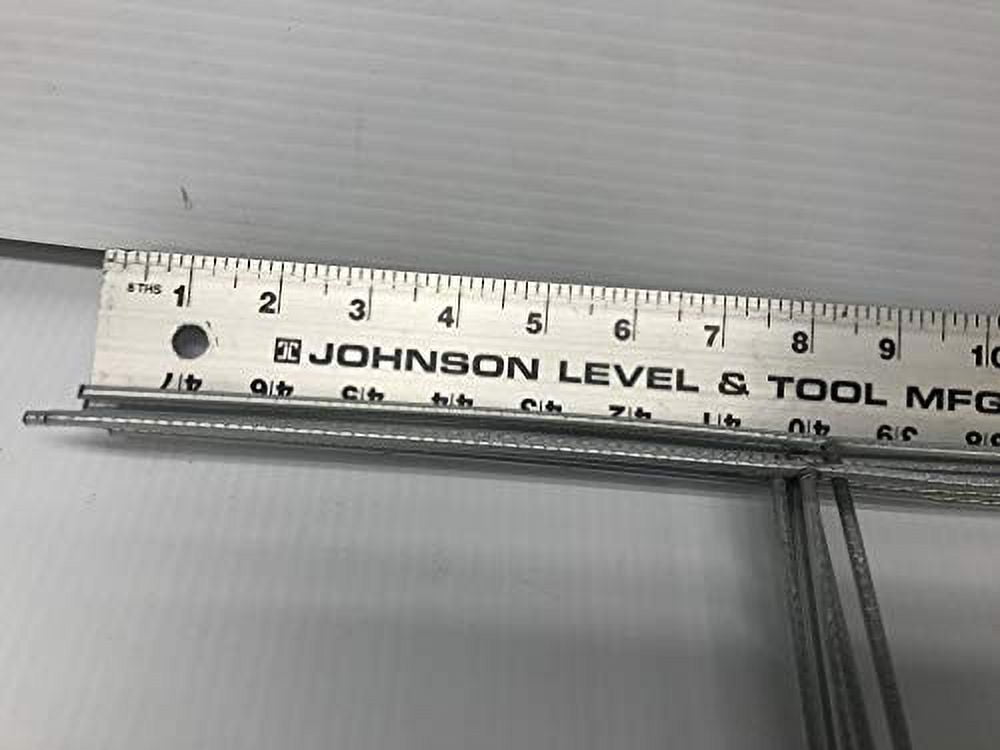 Yard Sign 100 Heavy Duty Wire Stake, 10 x 24 Inch, Silver Galvanized ...