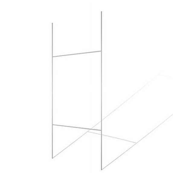 Yard Sign Lawn Decorations, , H, Frame Wire Sign Stakes 10 Inches X 30 ...