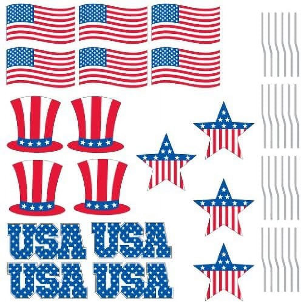 Yard Sign Outdoor Lawn Decorations: Patriotic Pathway Markers ...