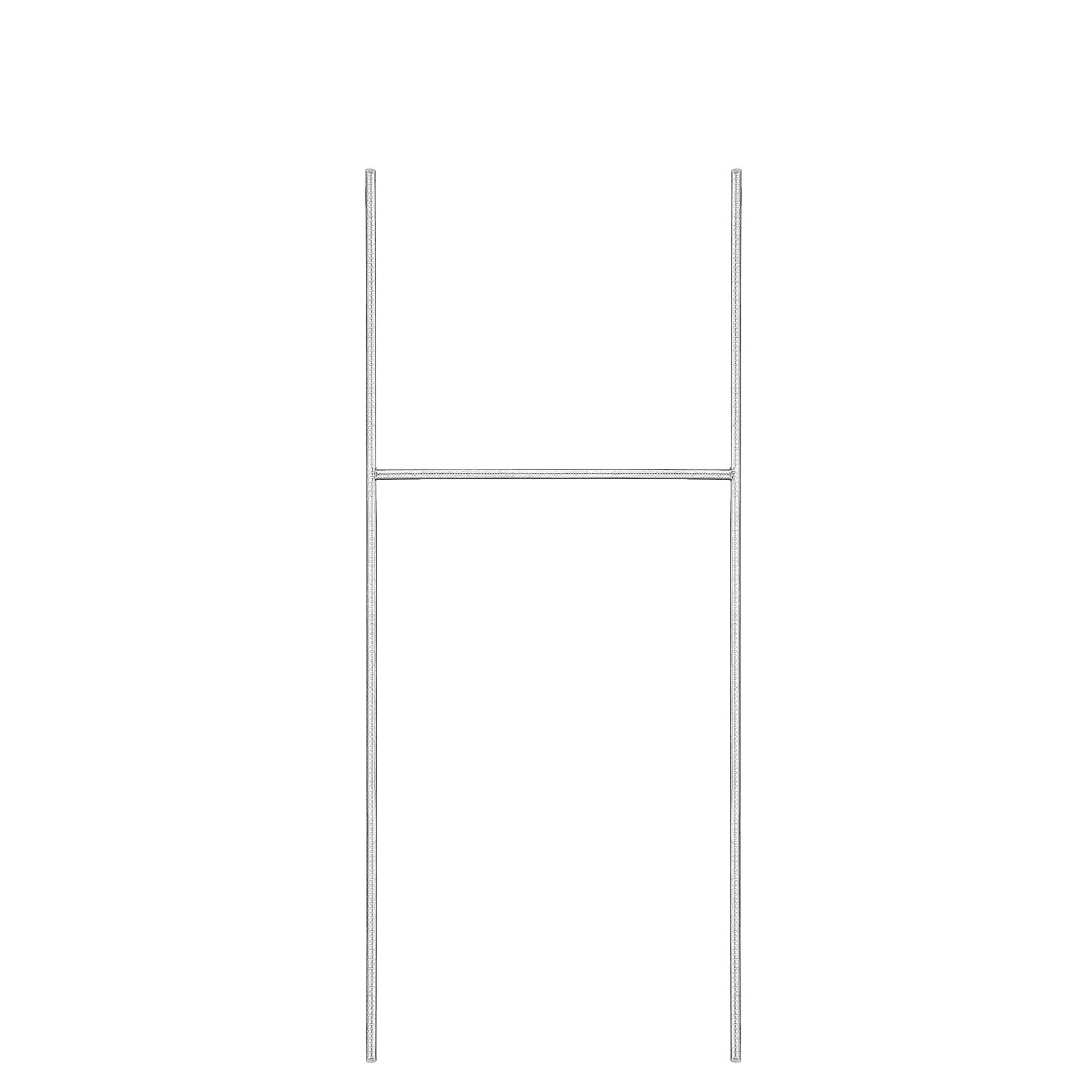 Yard Sign Stake,17X6 Inch H-Shaped Metal Frame Stake For Outdoor Ground ...