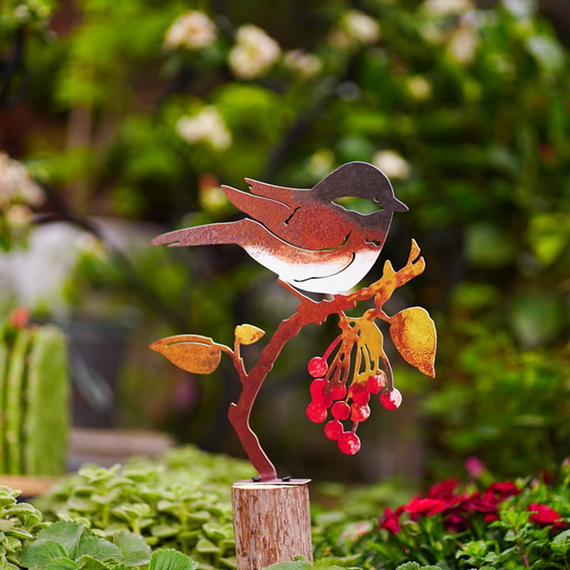 Yard Sign Stake Bird Decorative Garden Stakes,Lawn Decorations,B ...