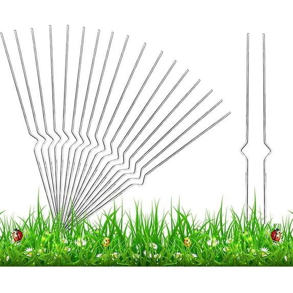 Yard Sign Stakes - 12 Pack Heavy Duty Metal Yard Sign Stake for Outdoor ...
