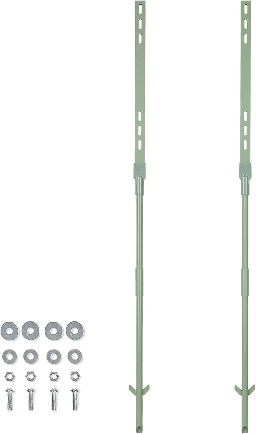 Yard Sign Stakes Aluminum 48-Inch Metal Sign Posts for Signs Under 15 ...