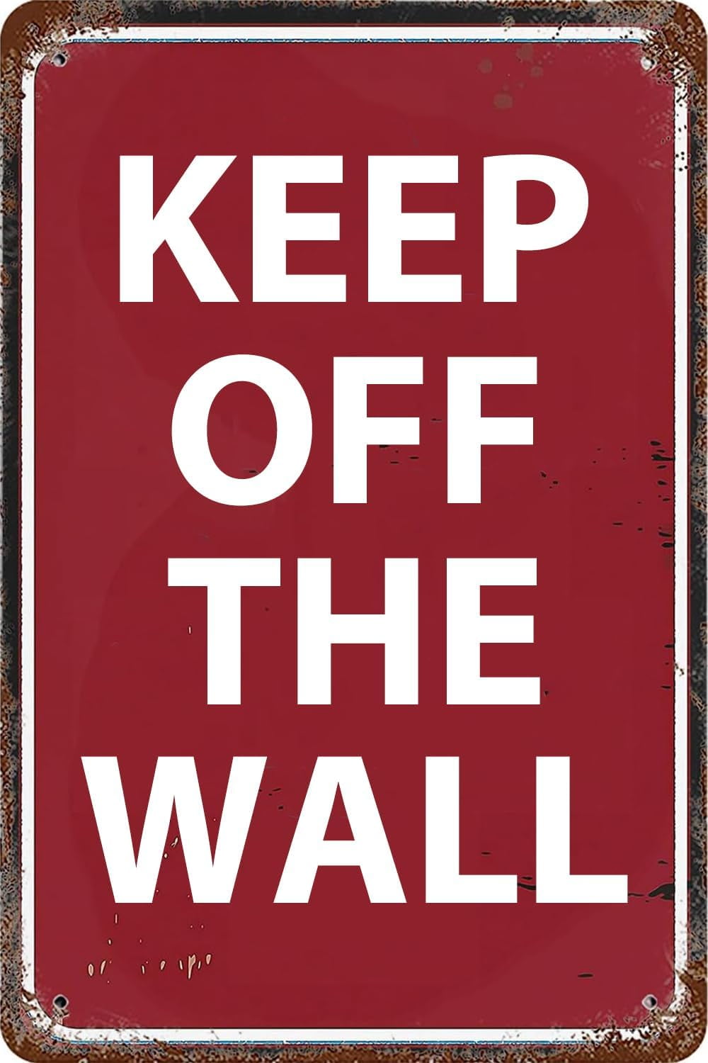 Yard Sign Warning Attention Do Not Industrial Warning Tin Signs Keep ...