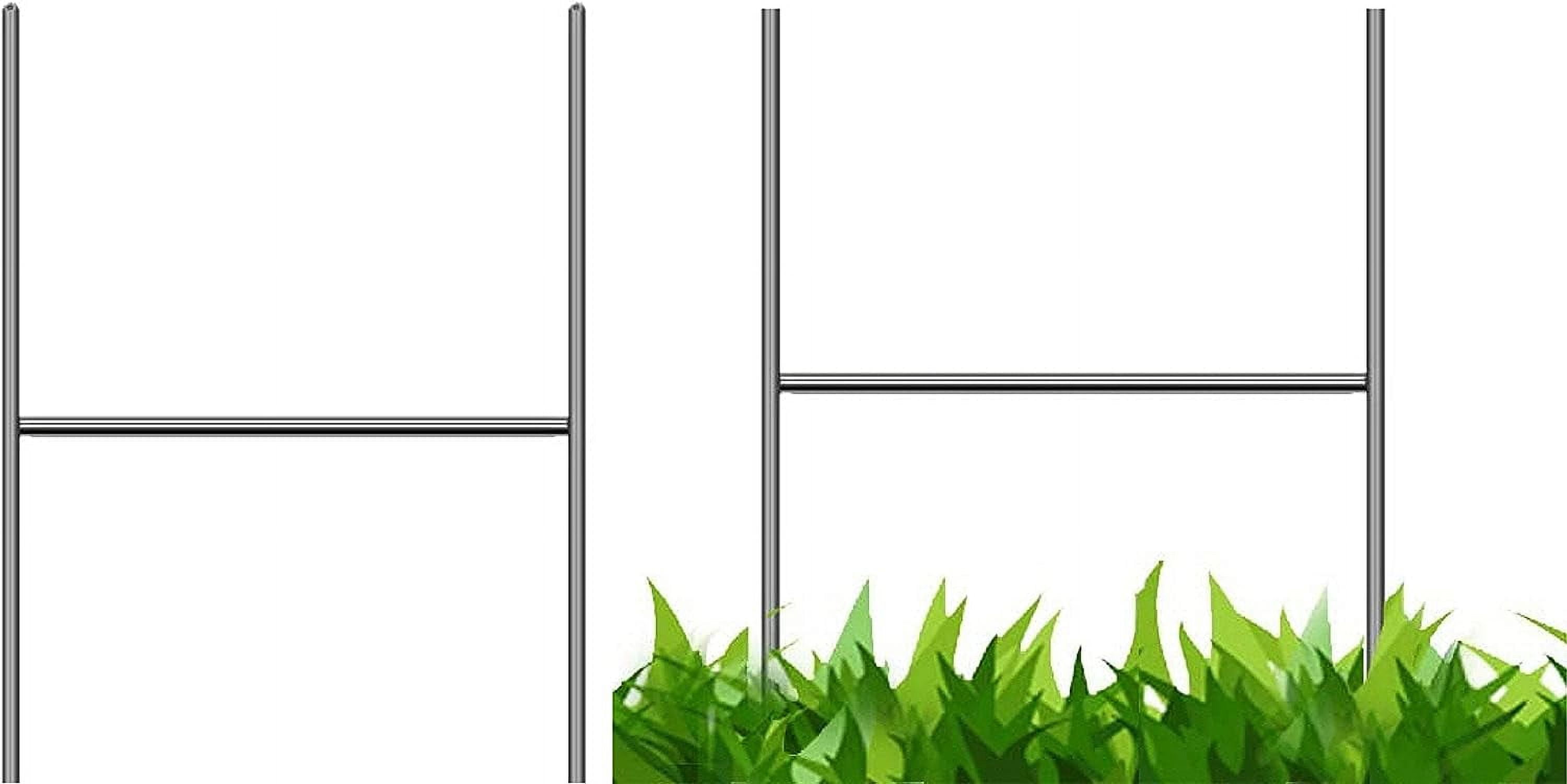 Yard Sign Yard Sign Stake, 12x9 Inch, 9 Gauge Galvanized Wire, Ground ...