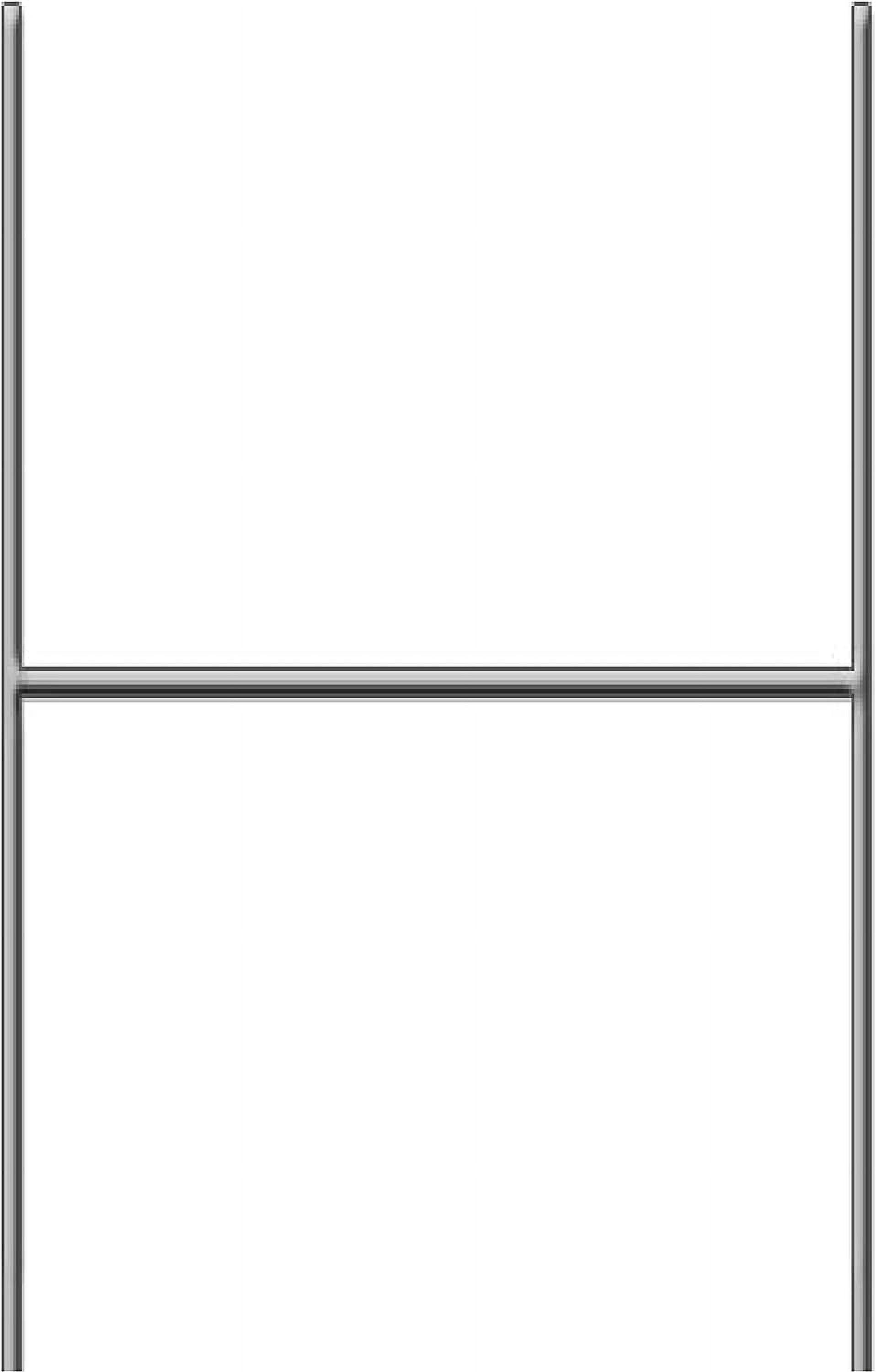 Yard Signs 100 Metal Stakes H Frame Metal Stakes 12 x 9 inch,100 Pieces ...