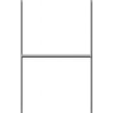 Custom Yard Signs With Stakes 100 Heavy-Duty 10x30" Metal H-Stakes ...