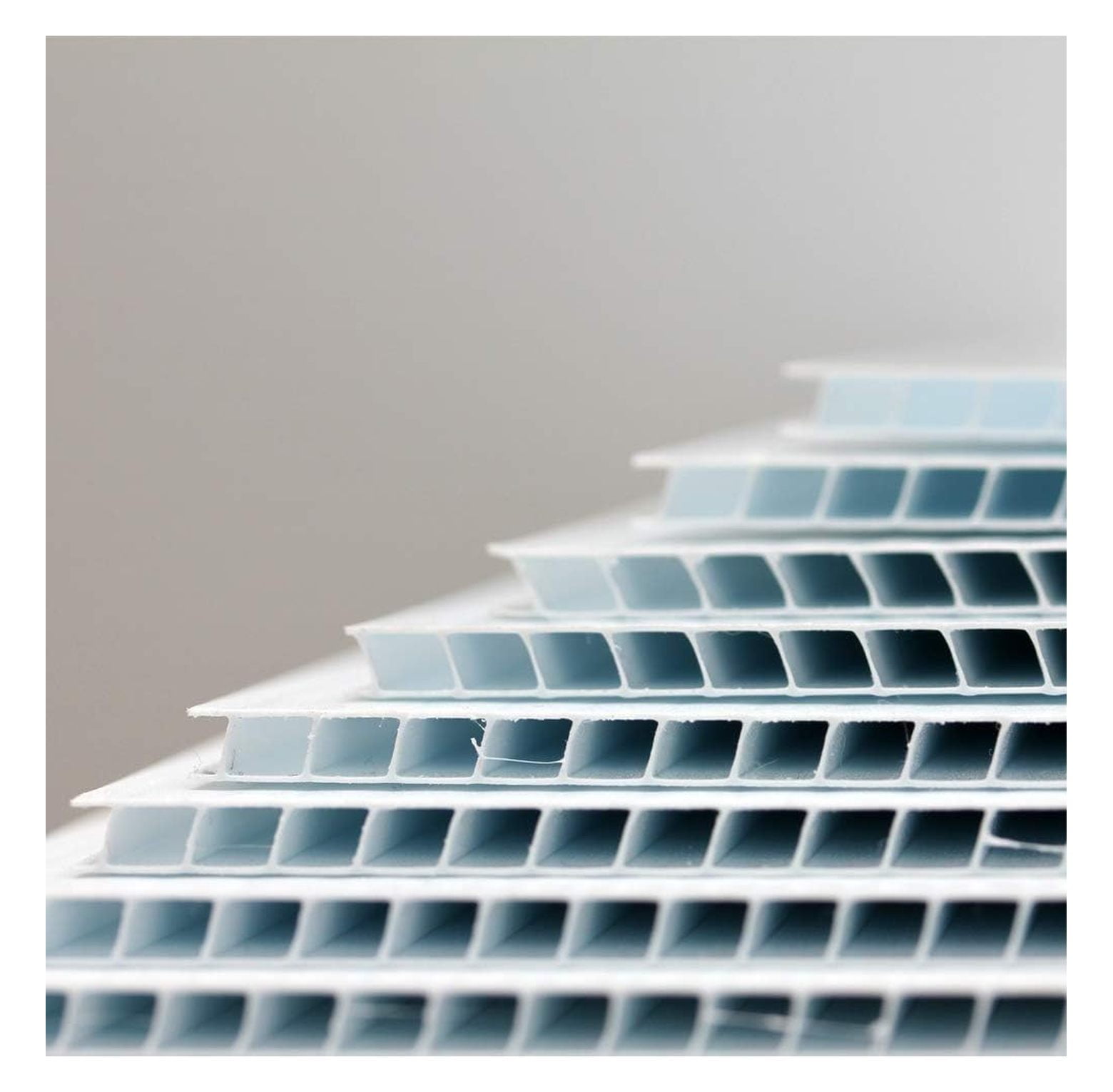 Yard Signs, 100 White Signs Board 12x18 inch x 4 mm Corrugated Plastic ...