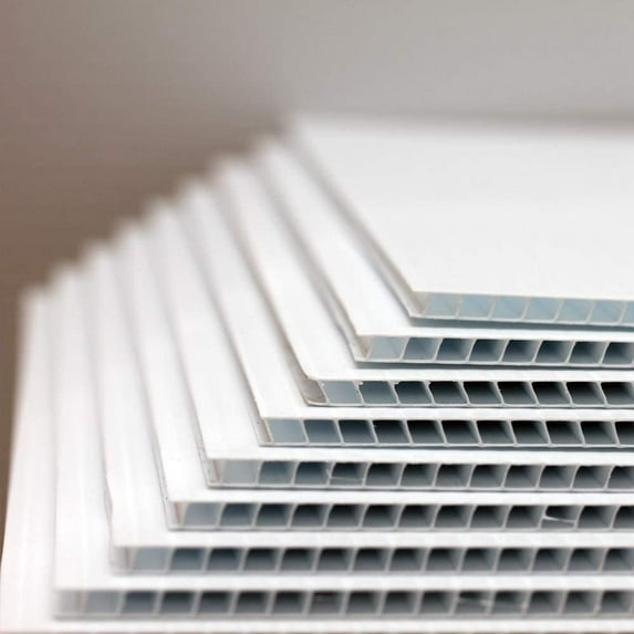 Yard Signs, 30 Pieces Blank Signs (White) 18 x 24 inch x 4mm Corrugated ...