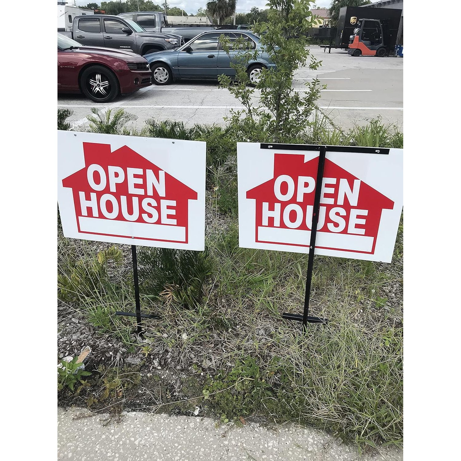 Yard Signs 5 Pack T-Bar Sign Stakes 42, Made in USA, Heavy Duty Metal ...