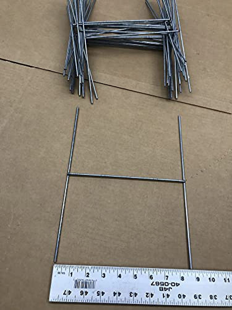 Yard Signs 50 Metal Stake 15 inch Tall x 10 Inch Wide x 9Gauges ...