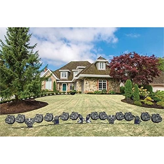 Yard Signs, Bulldog Mascot Yard Decoration, Bulldog Yard Signs Includes ...