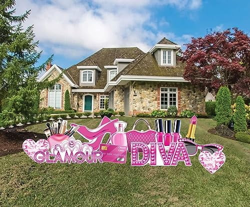 Yard Signs Diva Flair Yard Card Accessories Outdoor Yard Signs with ...