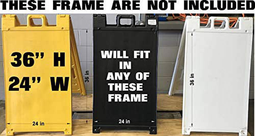 Yard Signs Large Blank Signs Panel Pack of 20 White Large Blank Sign ...