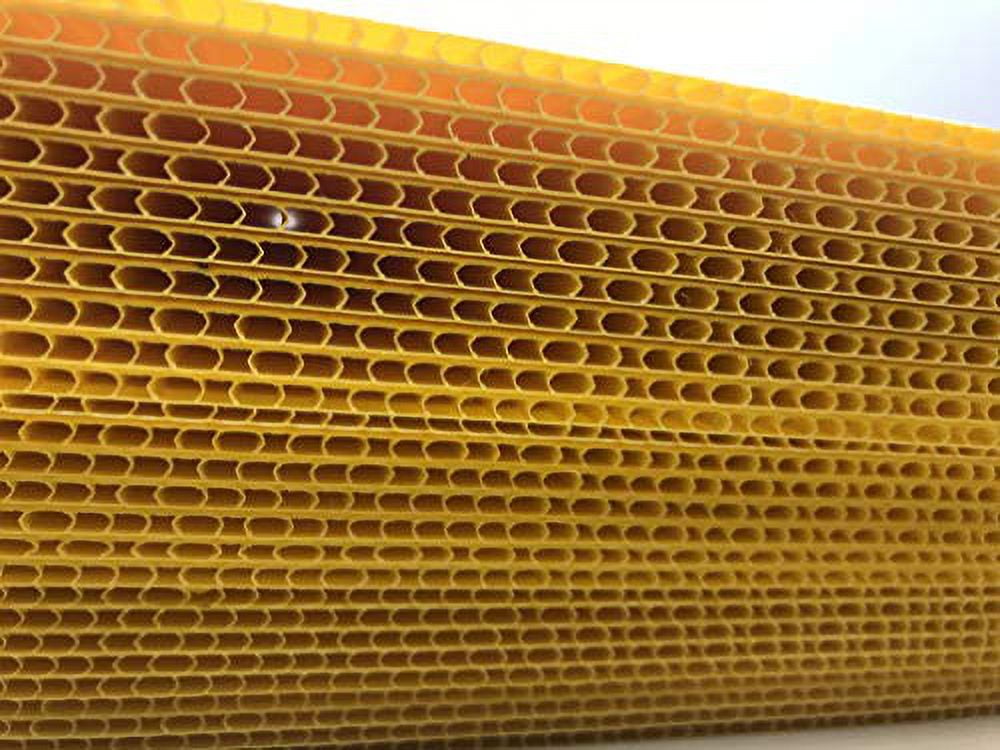 Yard Signs, Pack of 50 Yellow Sign Panel 18"x24" x 4 mm Corrugated ...