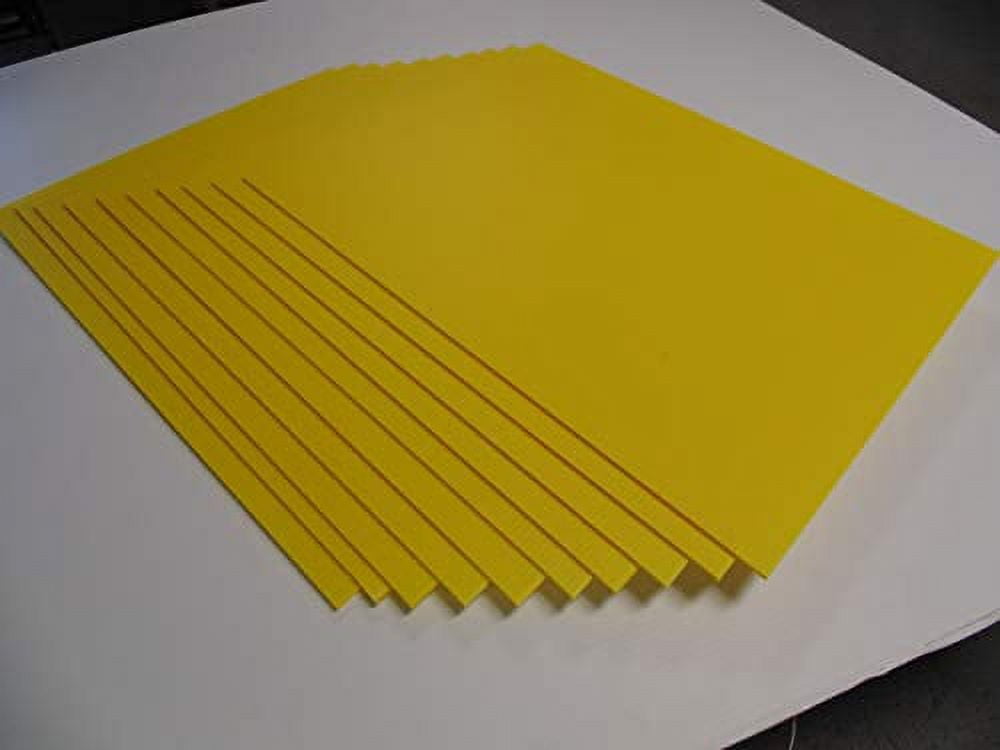 Yard Signs Pack of 10 Yellow Signs 18''x24'' x 4mm Corrugated Plastic ...
