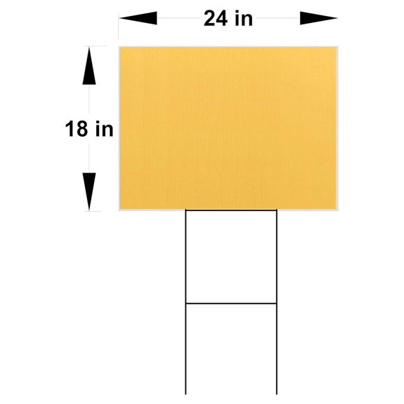 Wire Stakes Yard Signs