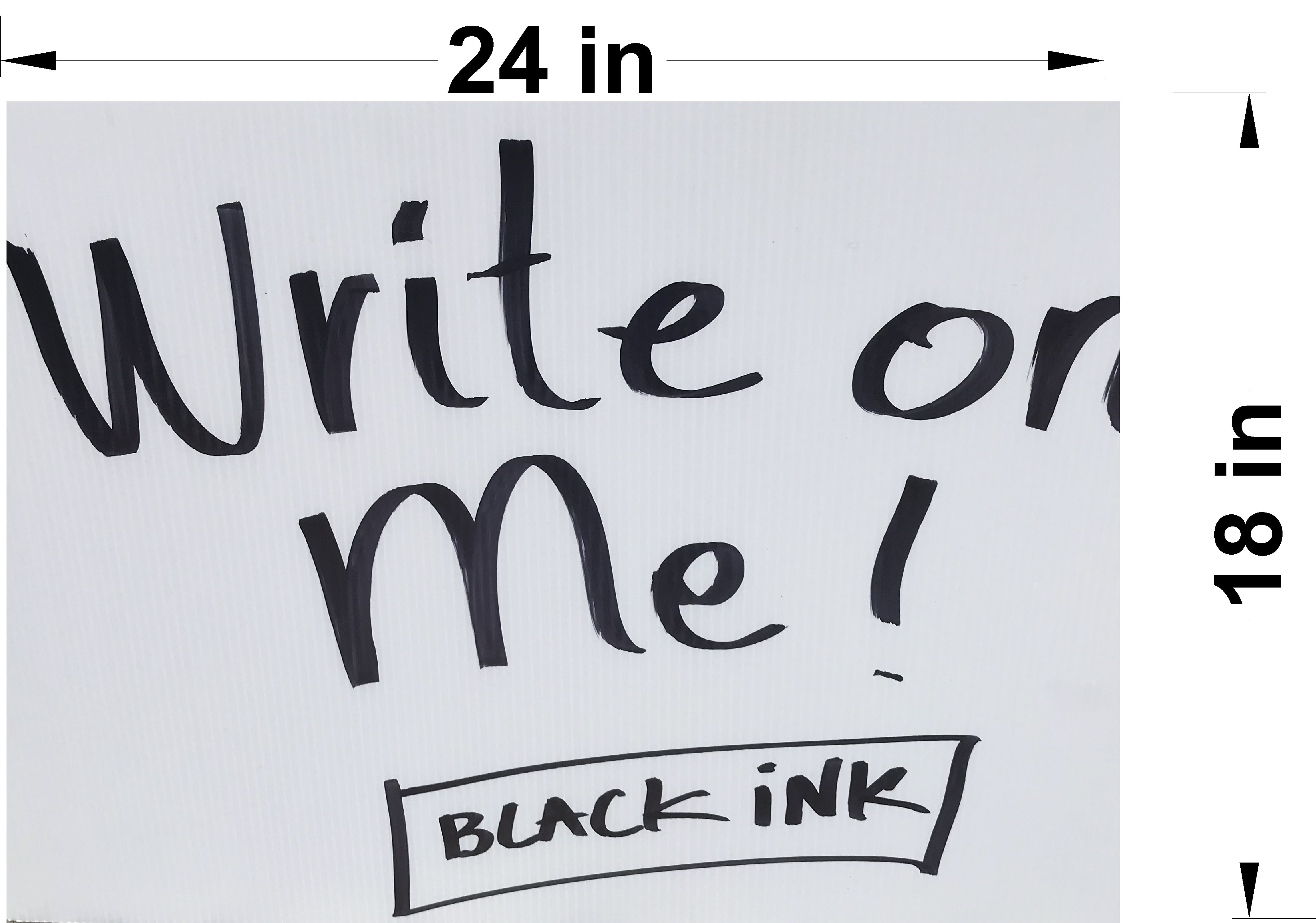 Yard Signs Pack of 40 White Blank Signs White 18"x24" x 4mm Corrugated ...