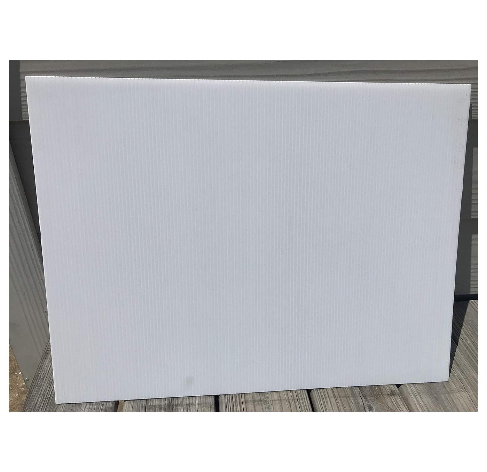 Yard Signs Pack of 40 White Blank Signs White 18"x24" x 4mm Corrugated ...