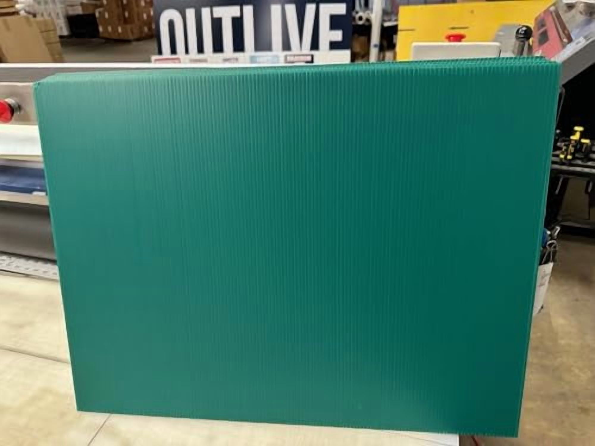 Yard Signs Package of 10 Green Signs Blank 18''x24'' x 4 mm Corrugated ...