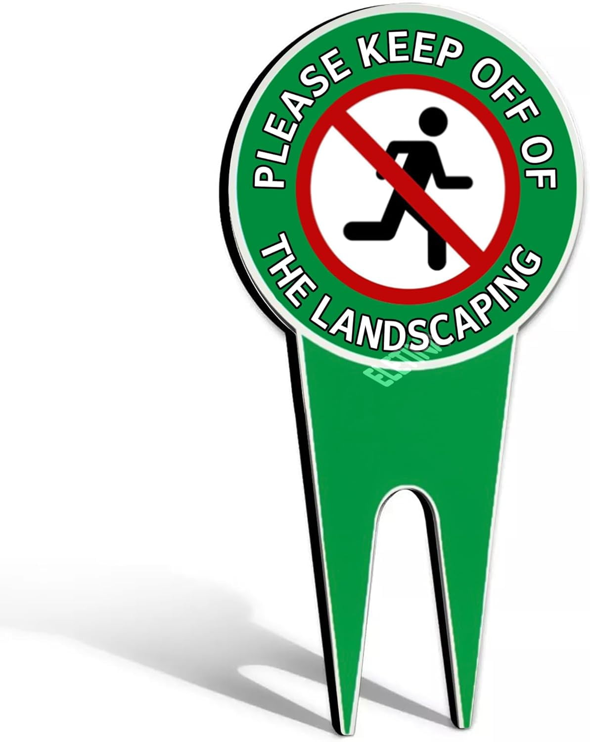 Yard Signs Please Keep Off of the landscaping Sign Metal Reflective ...