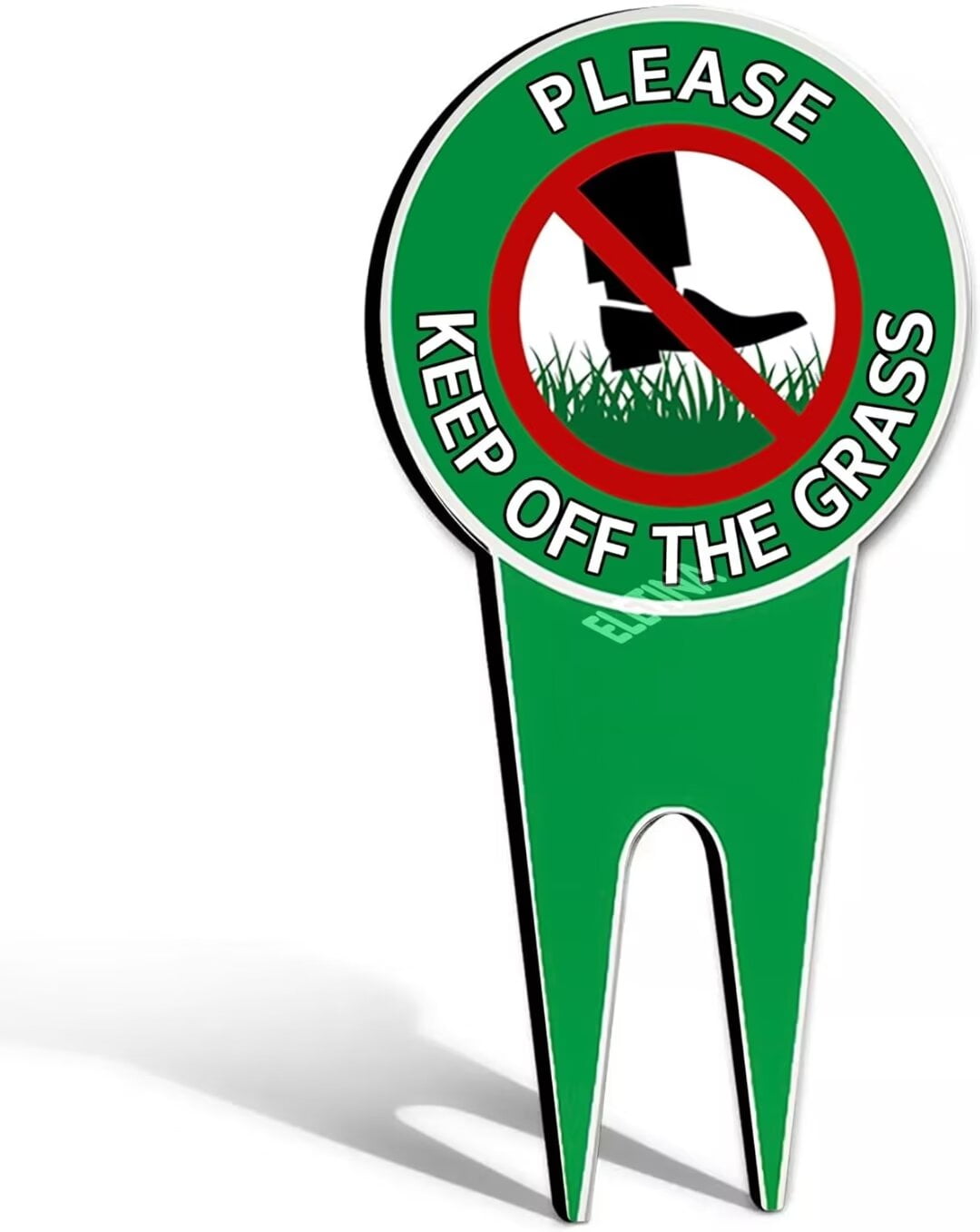 Yard Signs Please Keep off the Grass Sign Metal Reflective Yard Sign ...