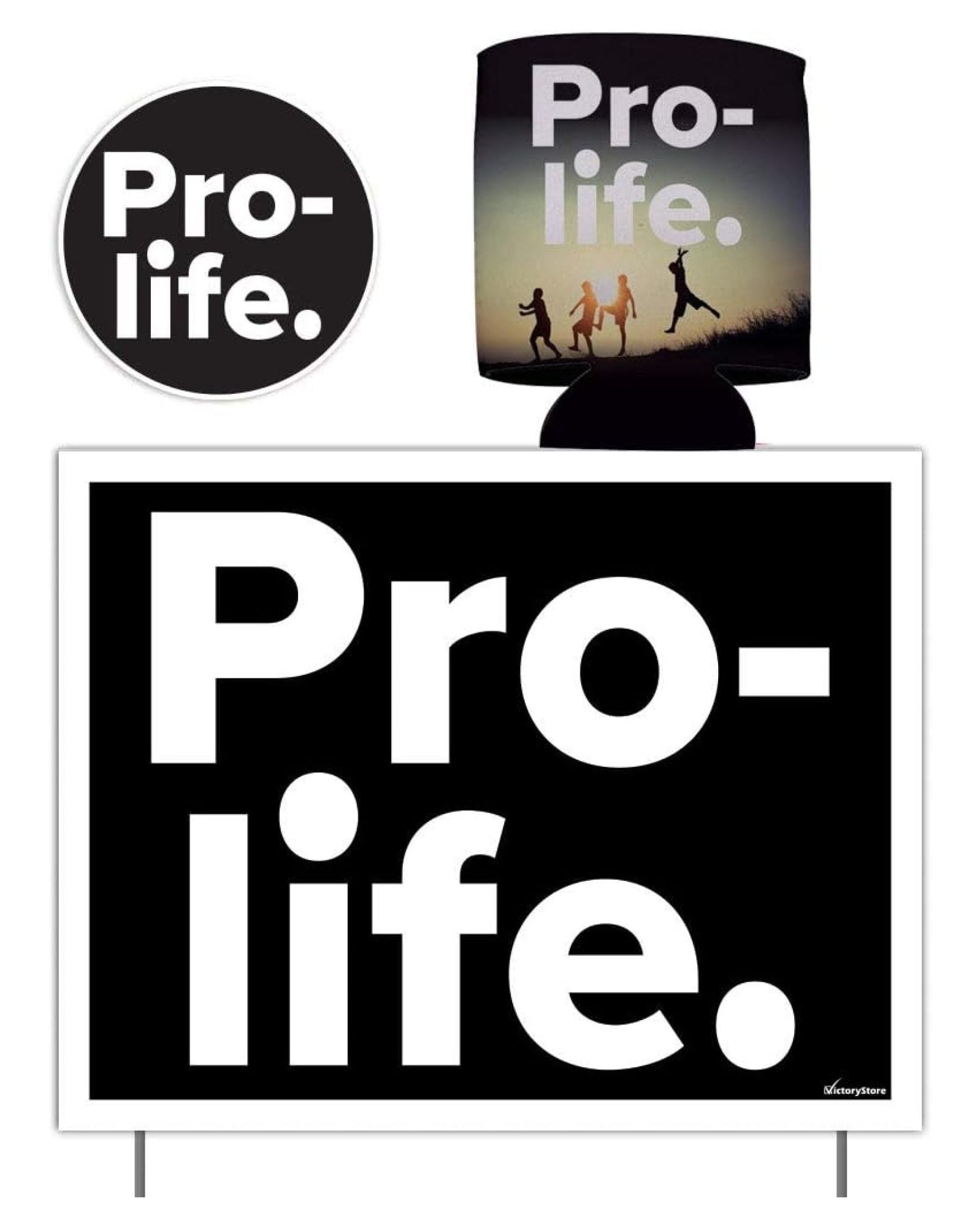 Yard Signs: Pro Life Yard Sign Pro-Life Can Cooler and Pro Life Car ...