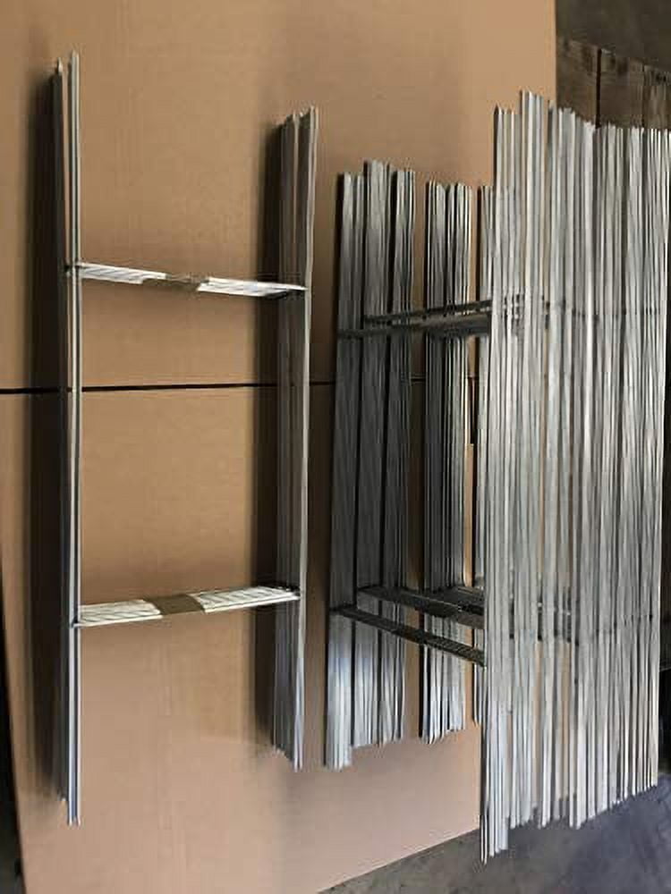 Yard Signs Stake, 50 Metal Stake Heavy Duty Double H-Frame 10 x 30 inch ...