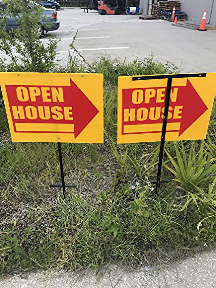 Yard Signs T-Bar Sign Stakes, 2 Pack T-Bar Sign Stakes 42, Heavy Duty ...