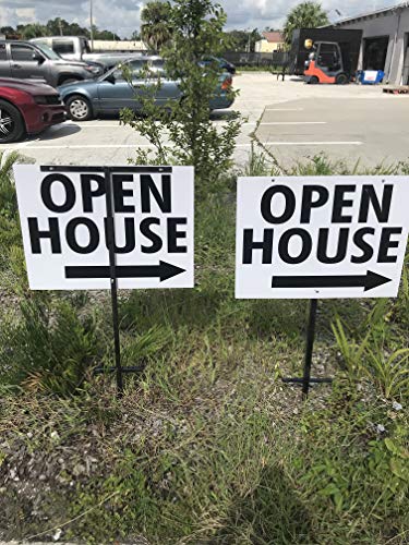 Yard Signs T-Bar Sign Stakes, 5 Pack Stakes 42 Inch , Heavy Duty Metal ...