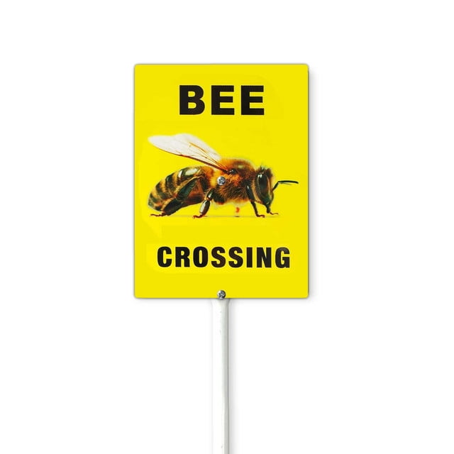 Yard Signs With Stakes Bee Crossing Sign Decor,Sign For House Yard ...