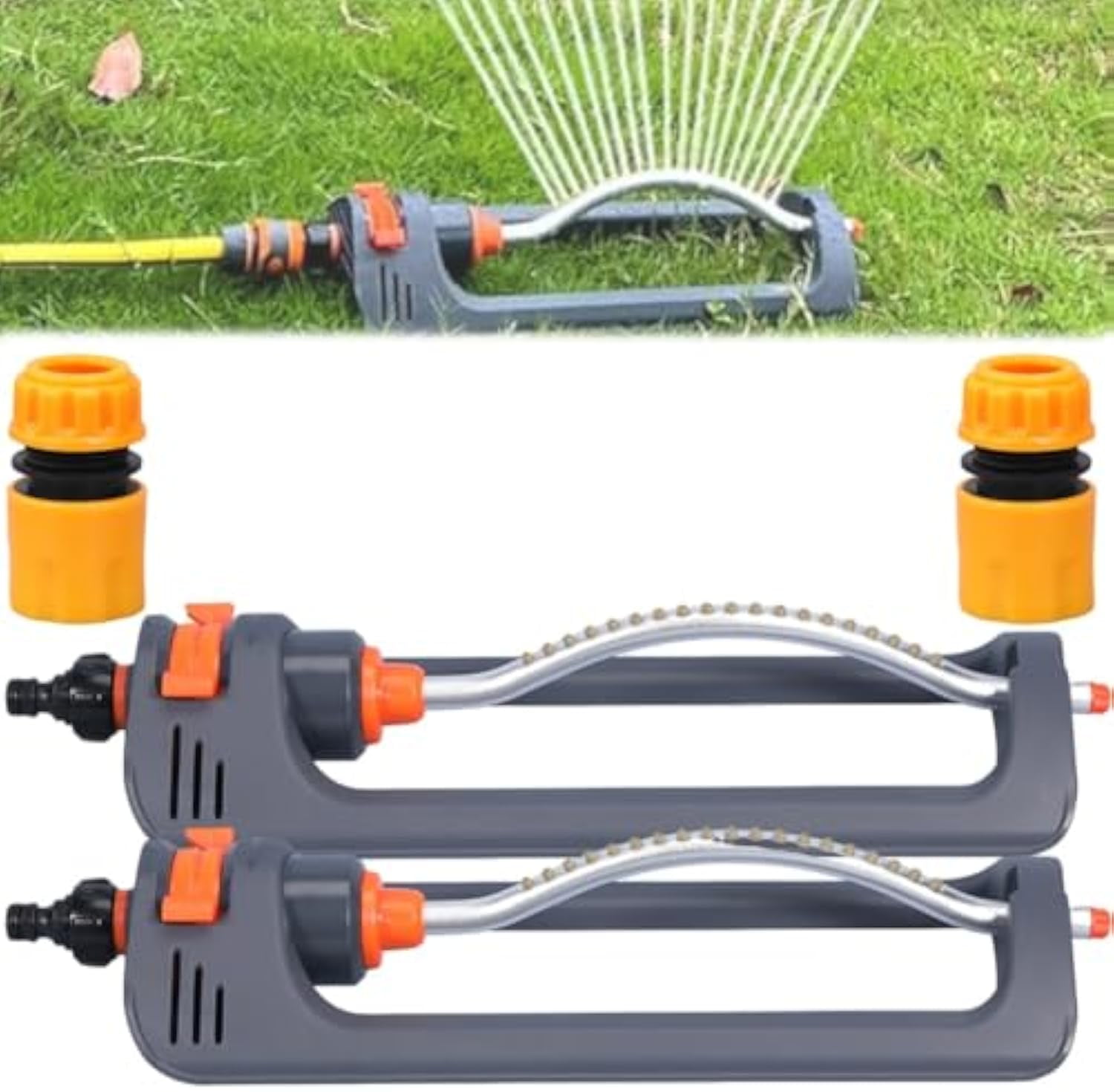 Yard Sprinkler for Lawn, Automatic Lawn Sprinkler, Adjustable ...