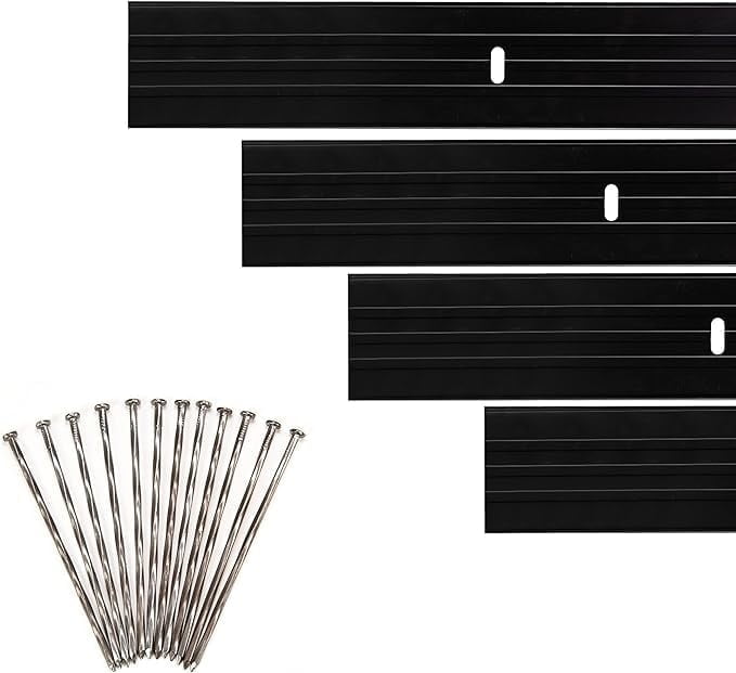 Dreamscape YardEdge Aluminum Landscape Edging - 4 Strips, 6ft Each ...