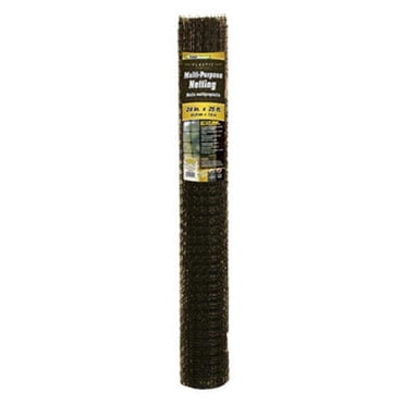 Garden Craft 36in H x 25ft L Green Plastic Vinyl Poultry Netting, Multi ...