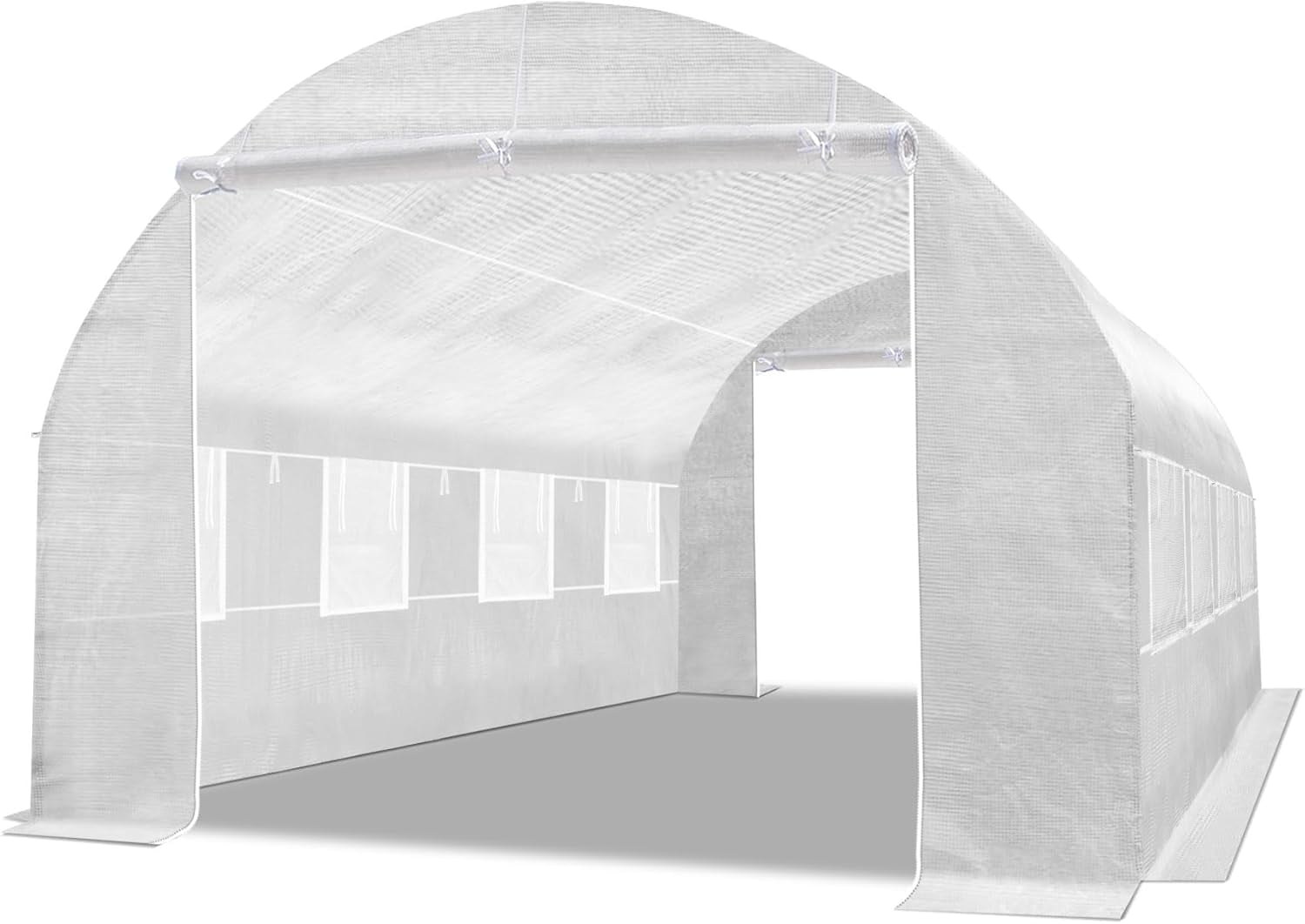 YardGrow 2-Doors Replacement Greenhouse Cover for Larger Walk in ...