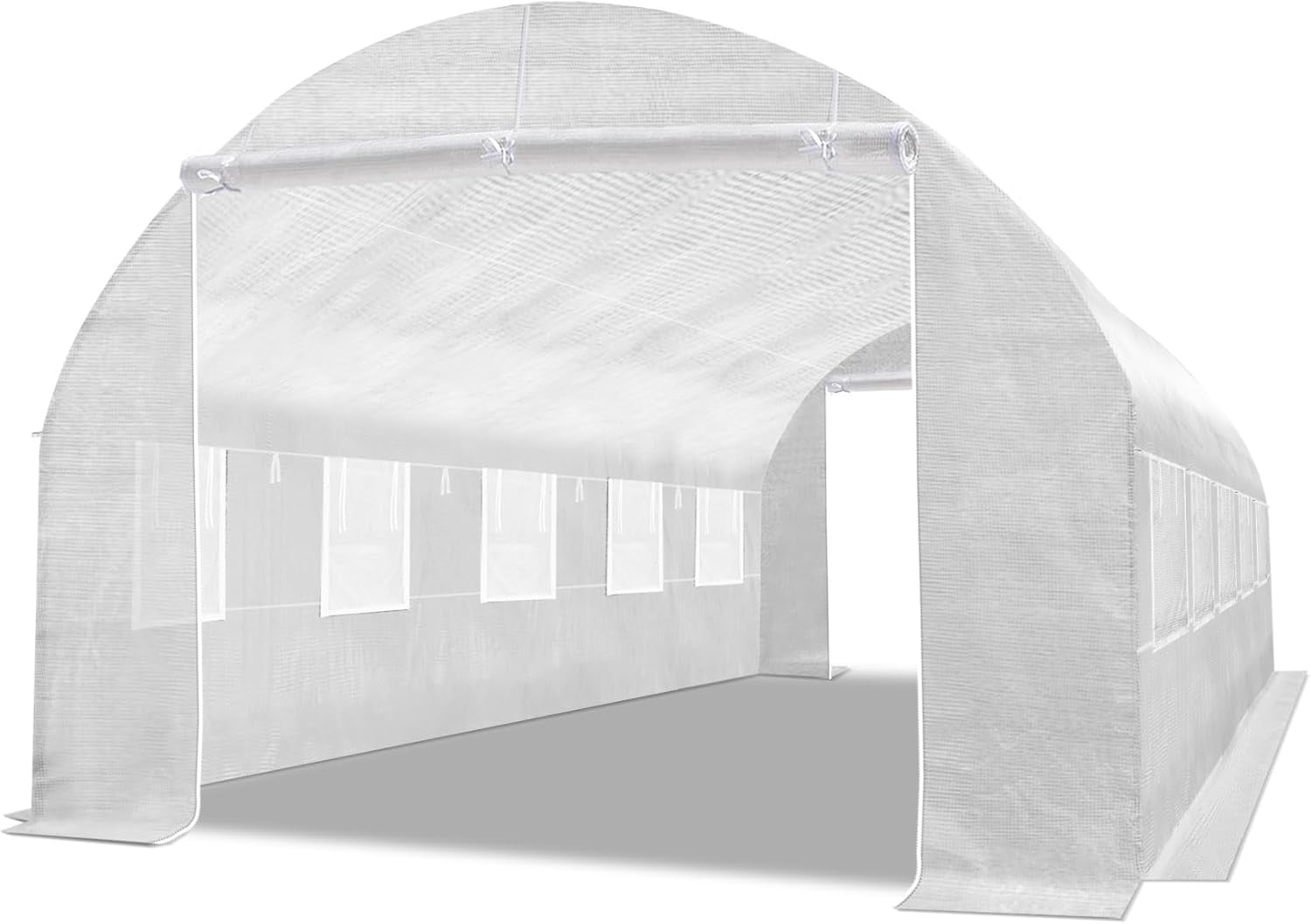 YardGrow 2-Doors Replacement Greenhouse Cover for Larger Walk in ...