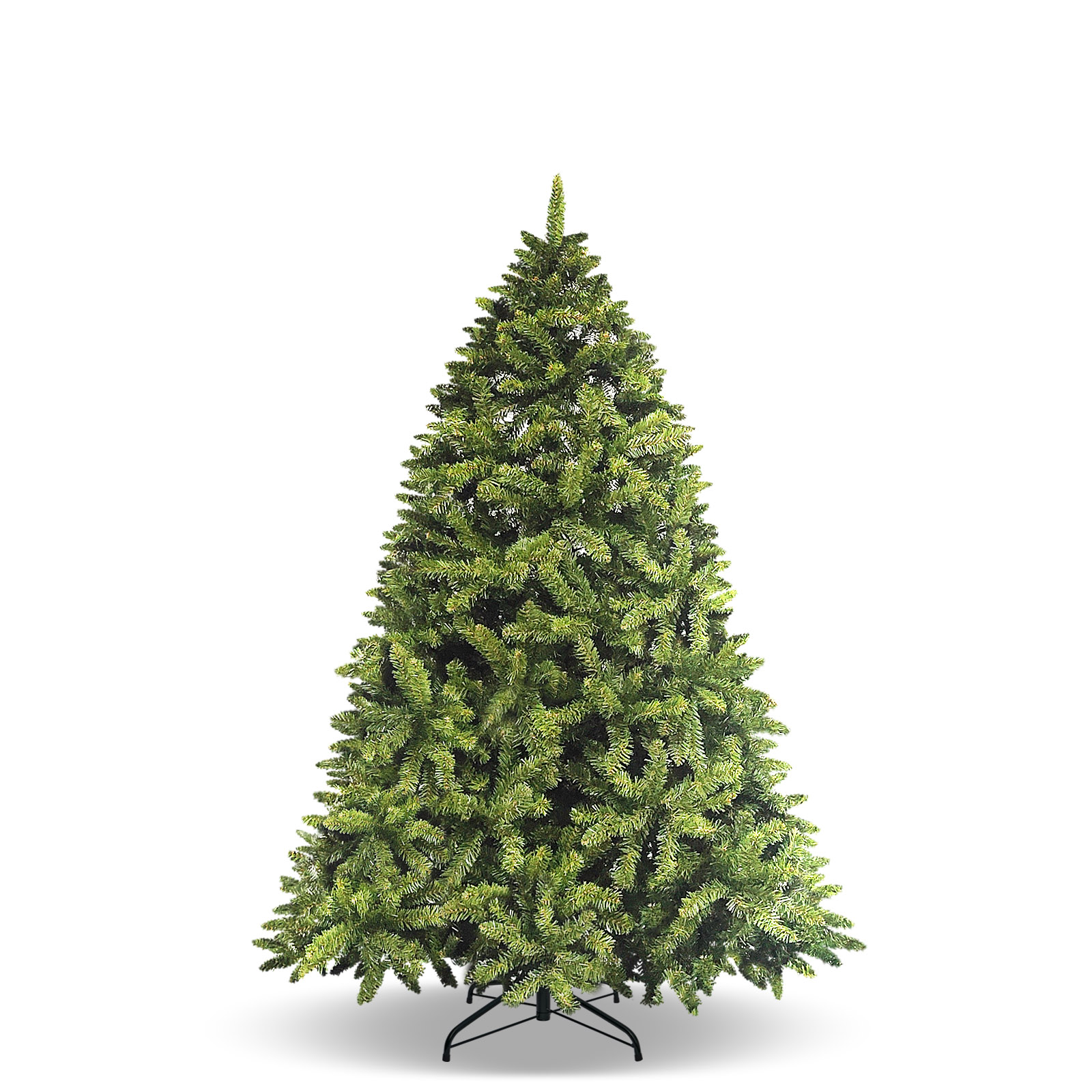 YardGrow Artificial Christmas Unlit Tree Xmas Pine Tree Metal Hinges ...