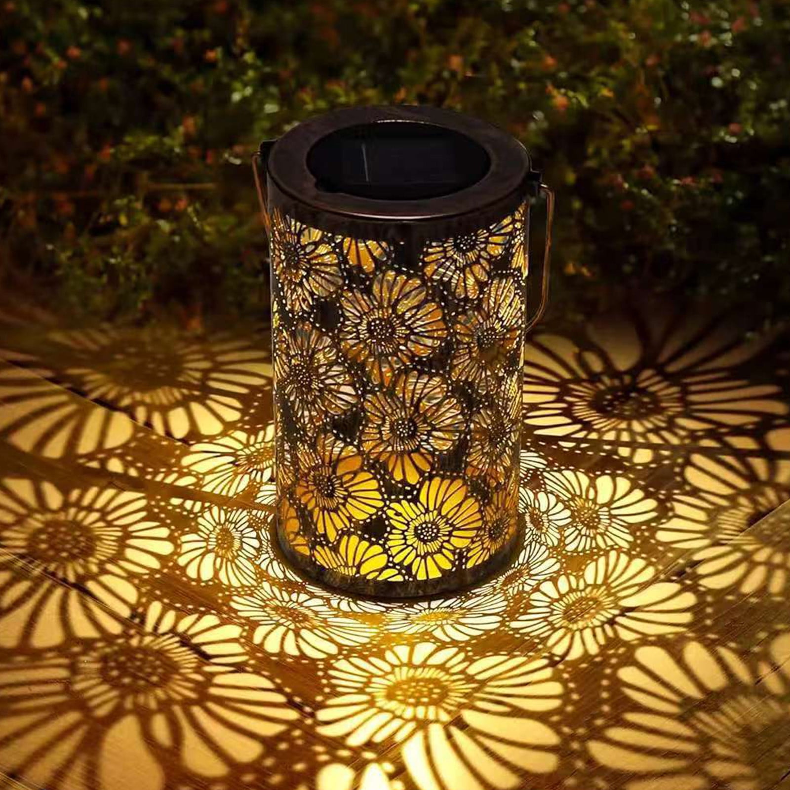 YardVibe Daisy Solar Lanterns Outdoor Waterproof Hanging Lights Garden ...