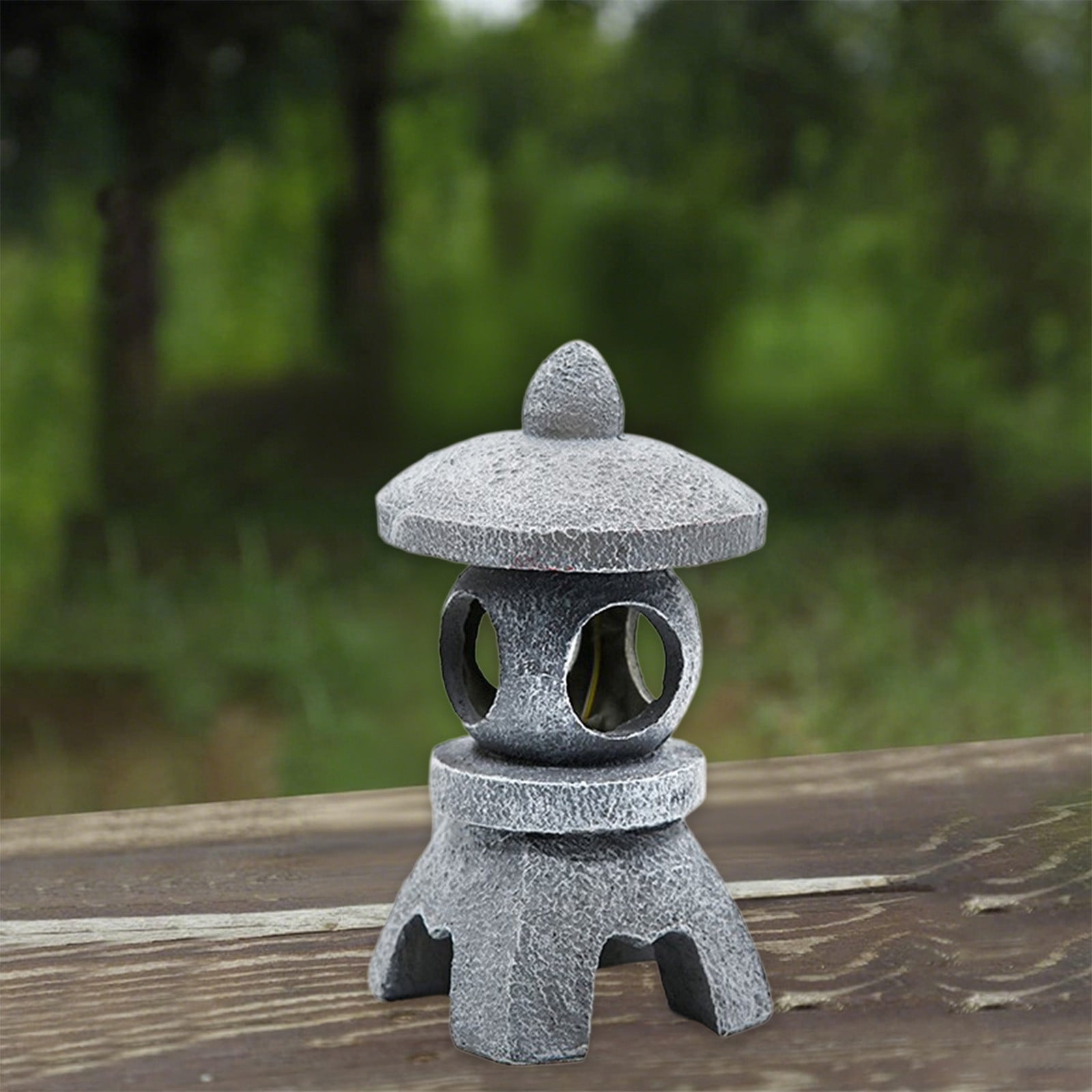 YardVibe Solar Pagoda Lantern Garden Statue, Energy-Saving Solar Pagoda ...
