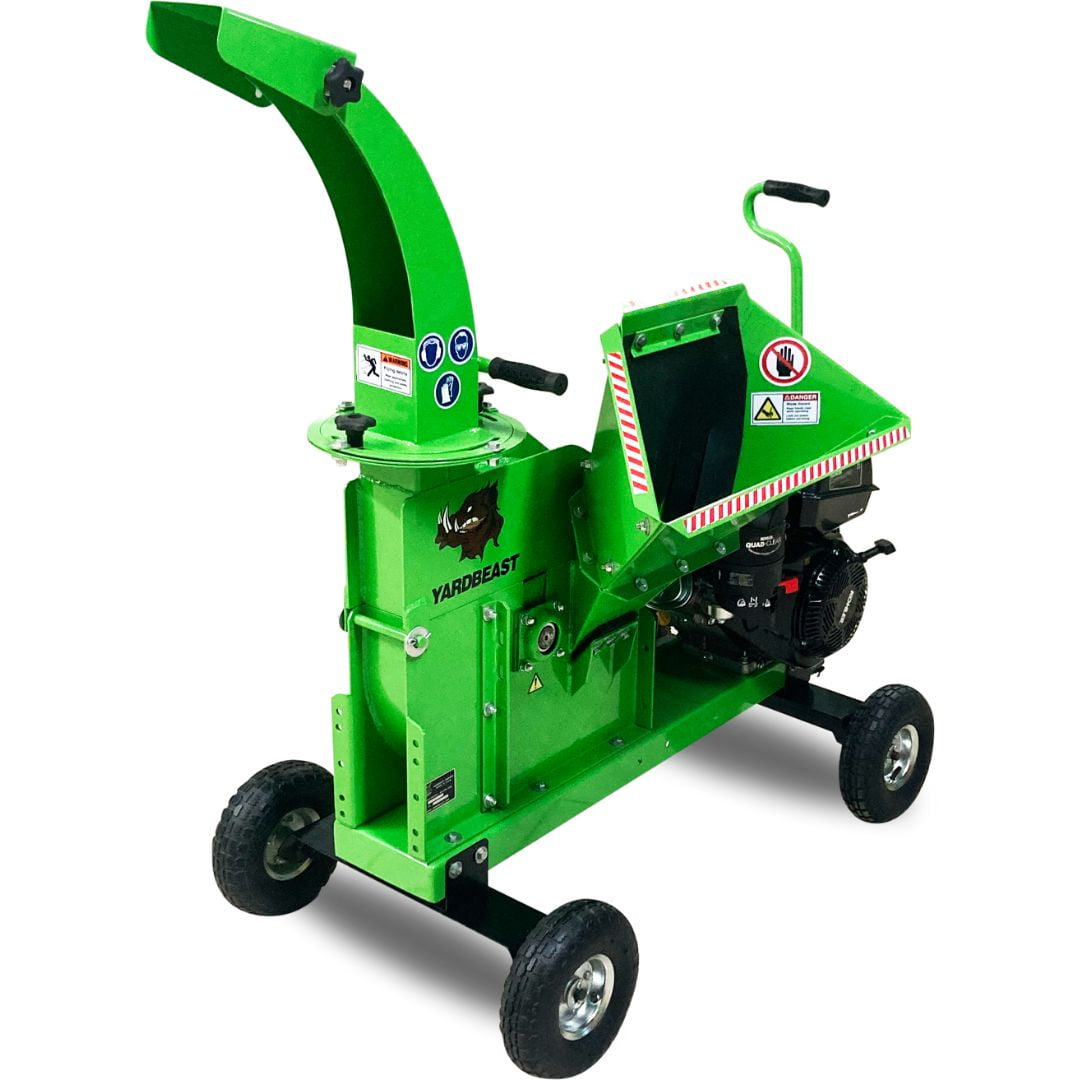 Yardbeast 3514 - 3.5 inch Tow-Behind Wood Chipper with Hand Wagon Style ...