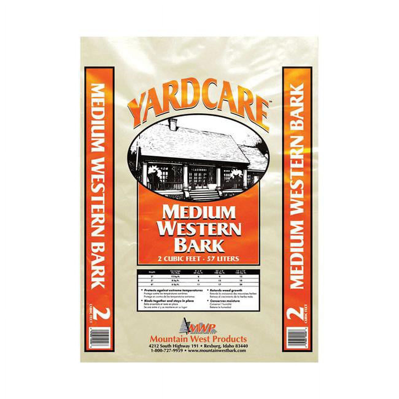 Yardcare Medium Natural Western Bark Mulch, 2 Cu. Ft. - Walmart.com