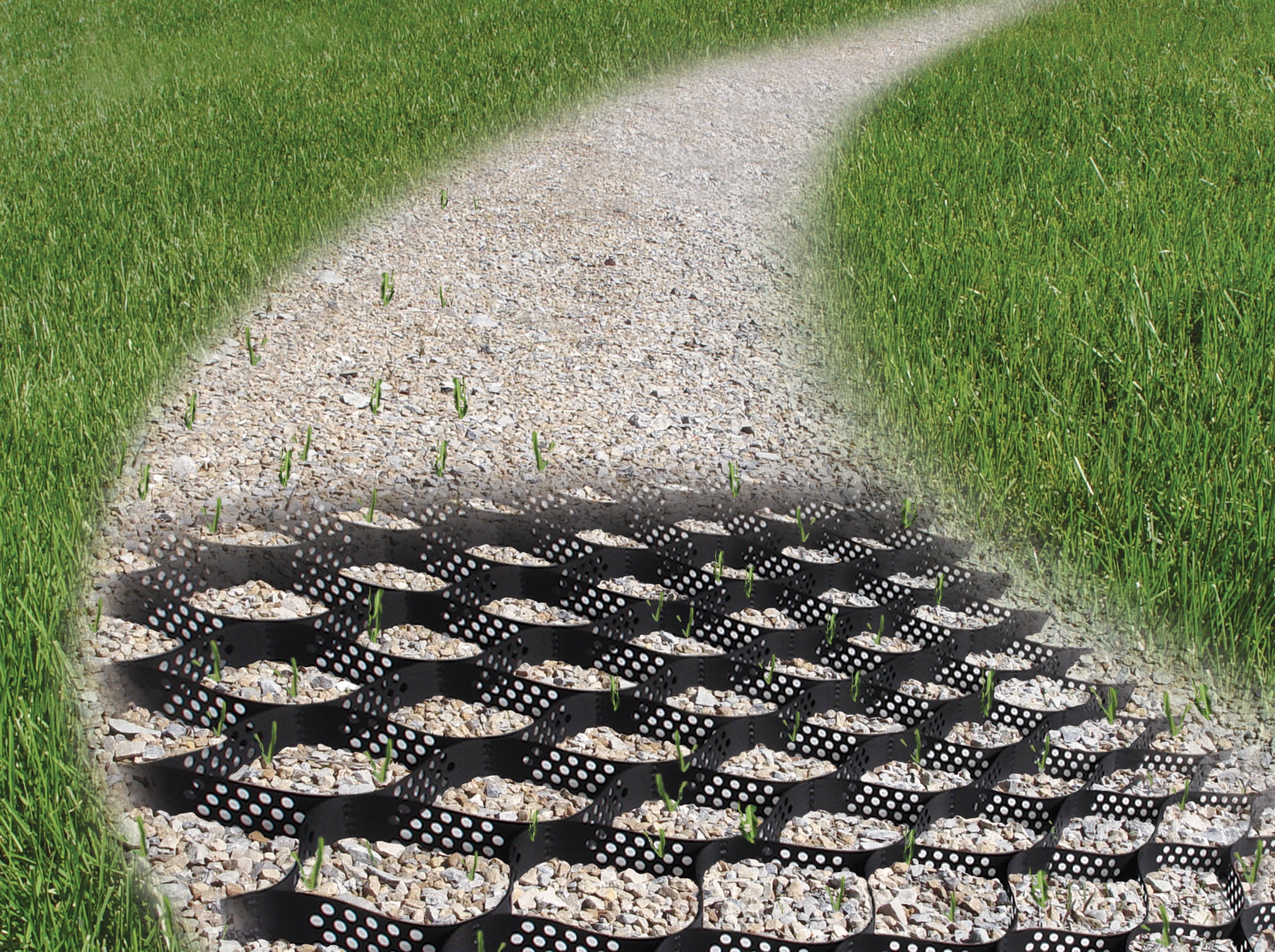 Yardfully Ground Grid Geocell Kit (4 Inch) - Walmart.com