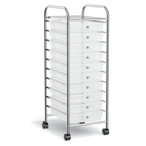 10 Drawer Rolling Cart