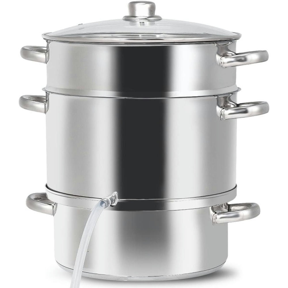 Yardi Yard 11-Quart Stainless Steel Fruit Juicer Steamer, Large ...